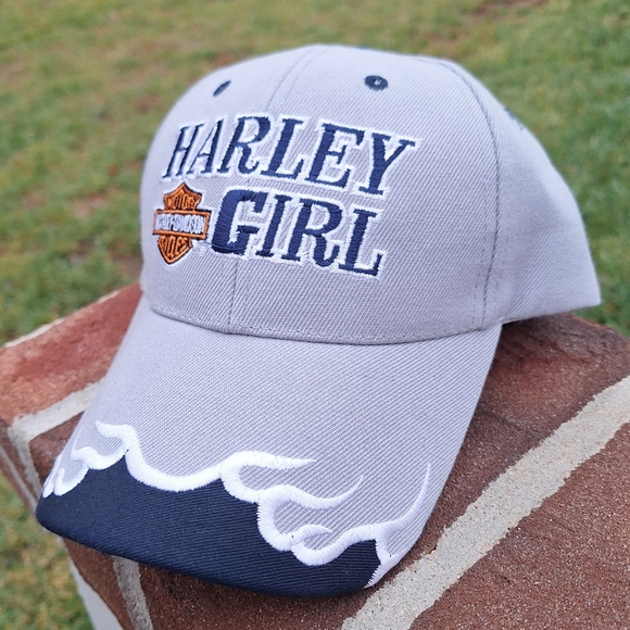 Harley-Davidson | Accessories | Harley Davidson Blue Flame Harley Girl ...